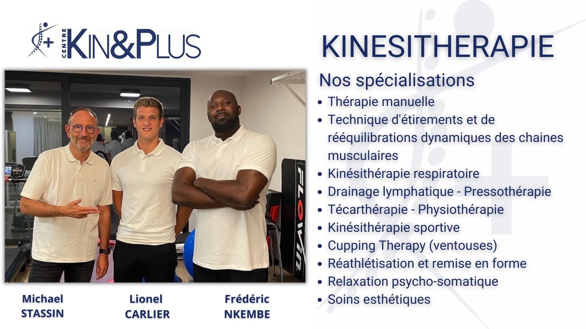 Nos Kinésithérapeutes